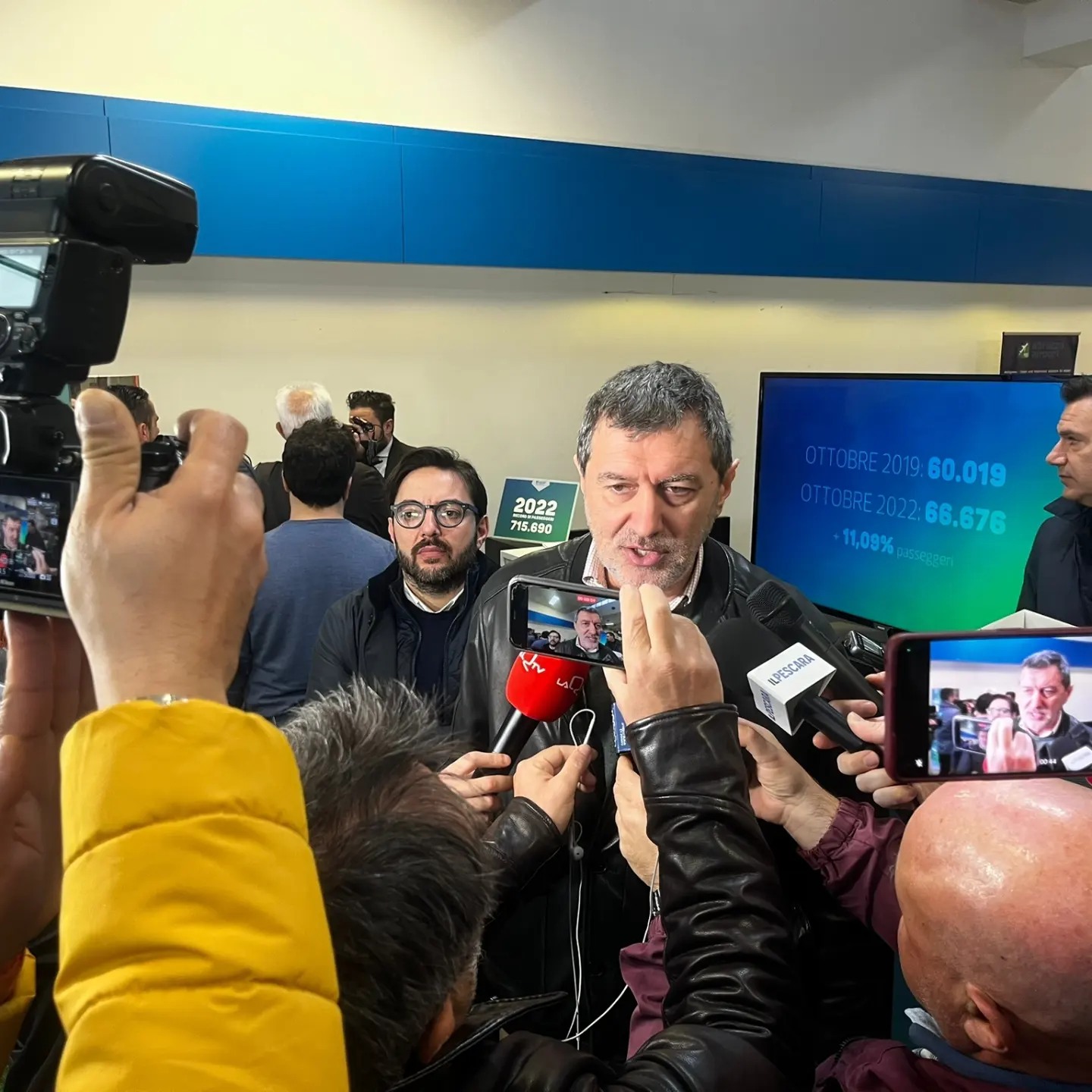 Aeroporto d'Abruzzo, settecentomila passeggeri. Marsilio: «Puntiamo a ...