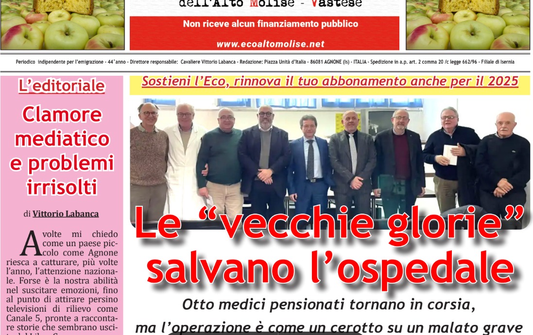 Sanità, sport, tradizioni e grandi storie: l'Eco de l'Alto Molise ...